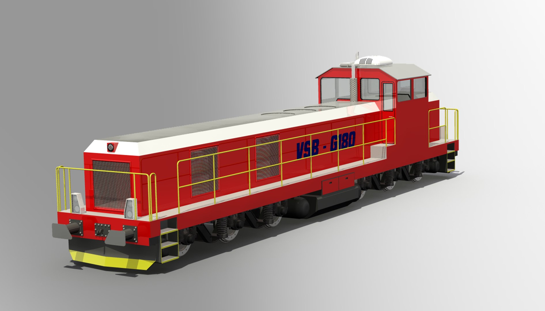 dxf diesel train engine