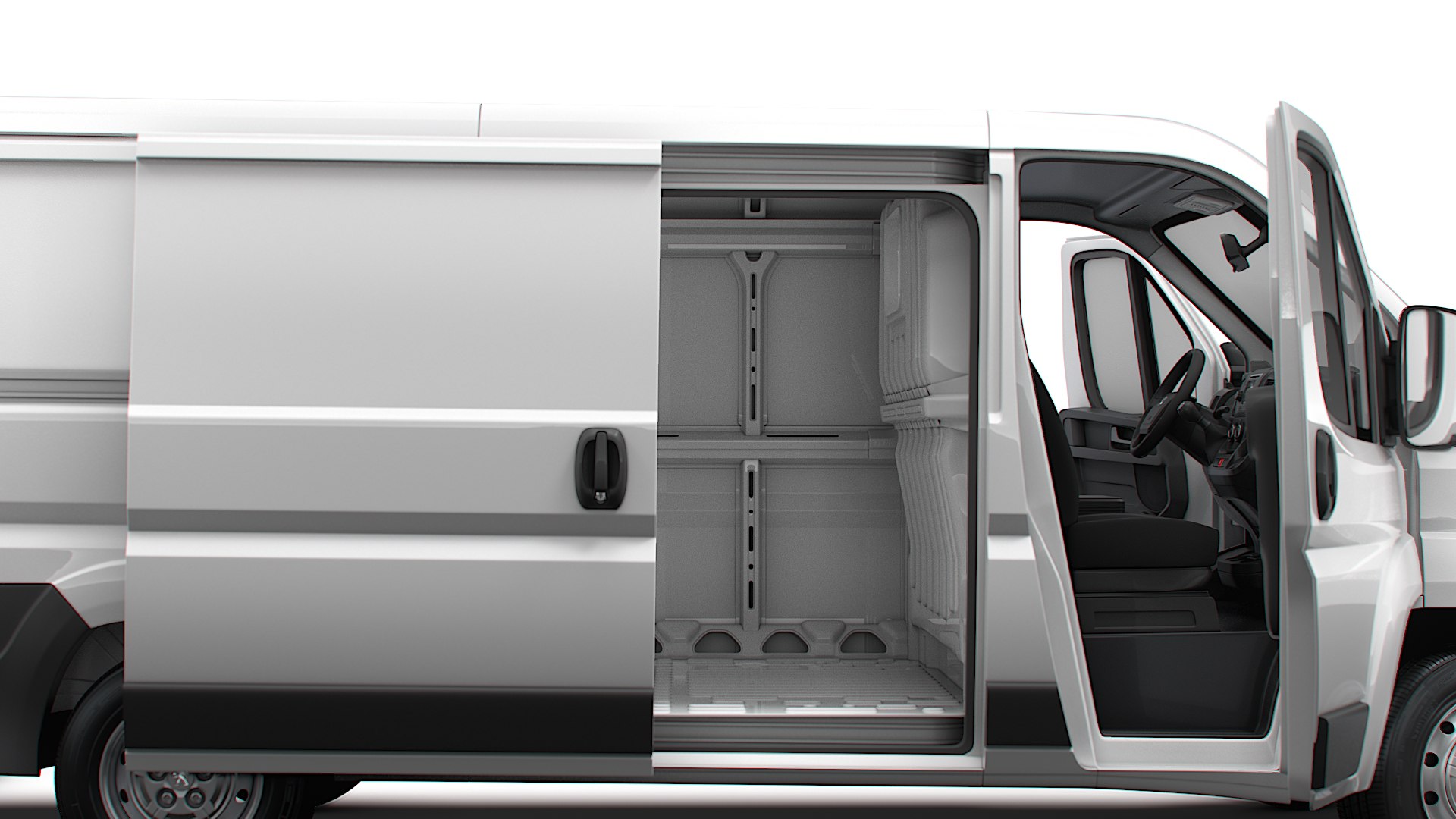 3D Model Peugeot Boxer Van L2H1 HQ Interior 2023 - TurboSquid 2221733