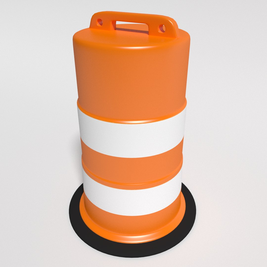 3d model construction barrels