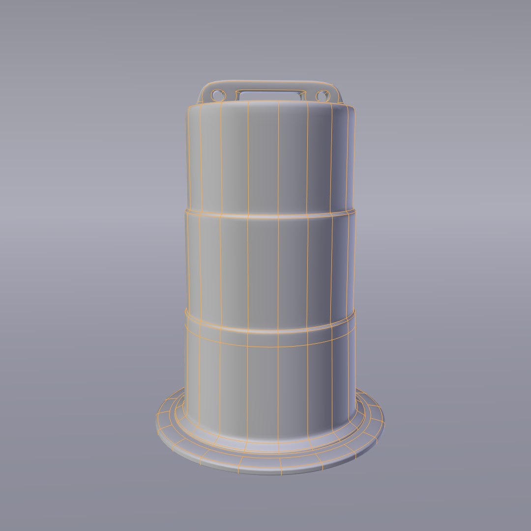 3d model construction barrels