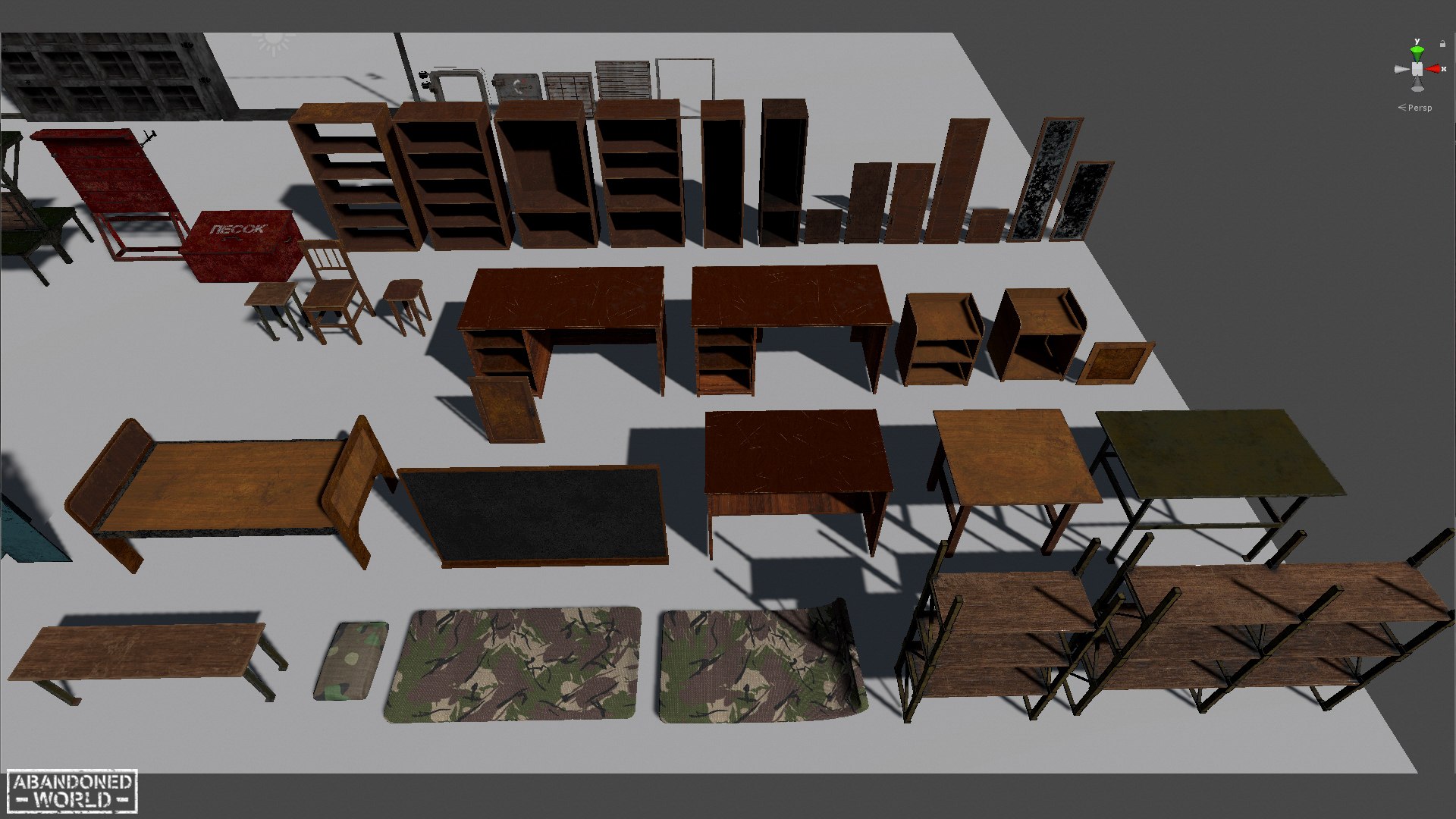 3D Industrial Underground Props Pack For Unity Model - TurboSquid 1872893