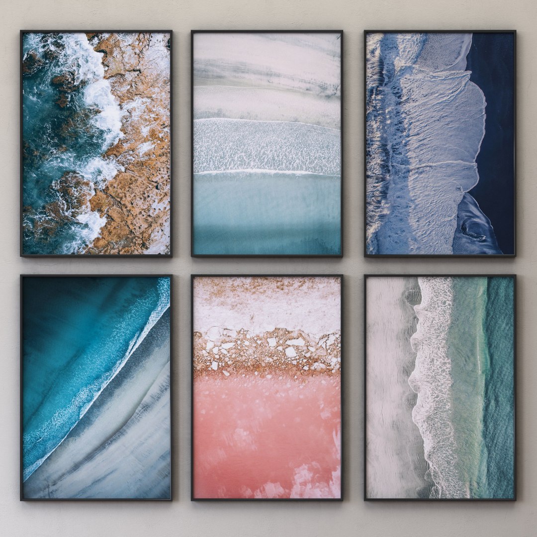 Juniqe Sea Frame 3D Model - TurboSquid 1167693