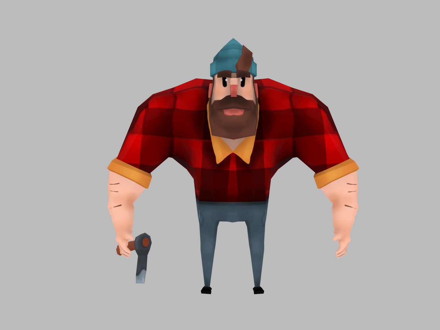 Character Lumberjack 3D Model - TurboSquid 1338811