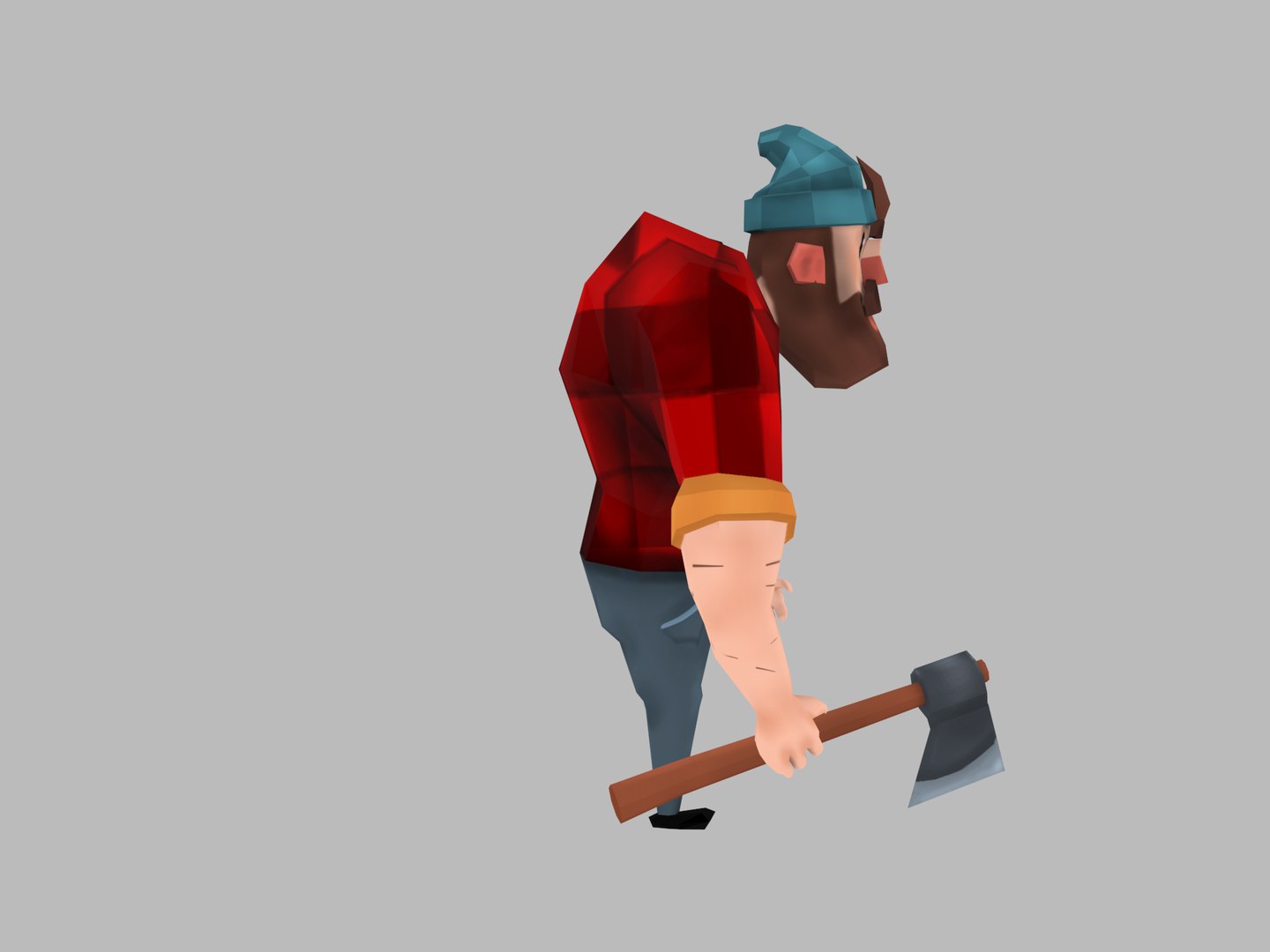 Character Lumberjack 3D Model - TurboSquid 1338811