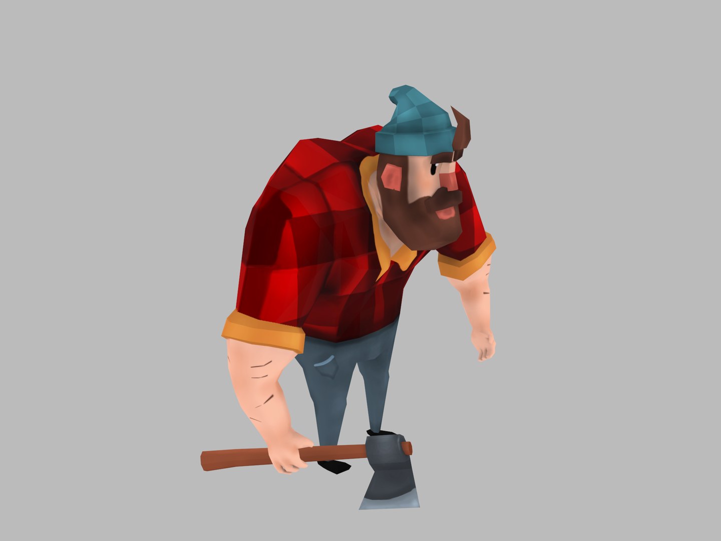 Character Lumberjack 3D Model - TurboSquid 1338811