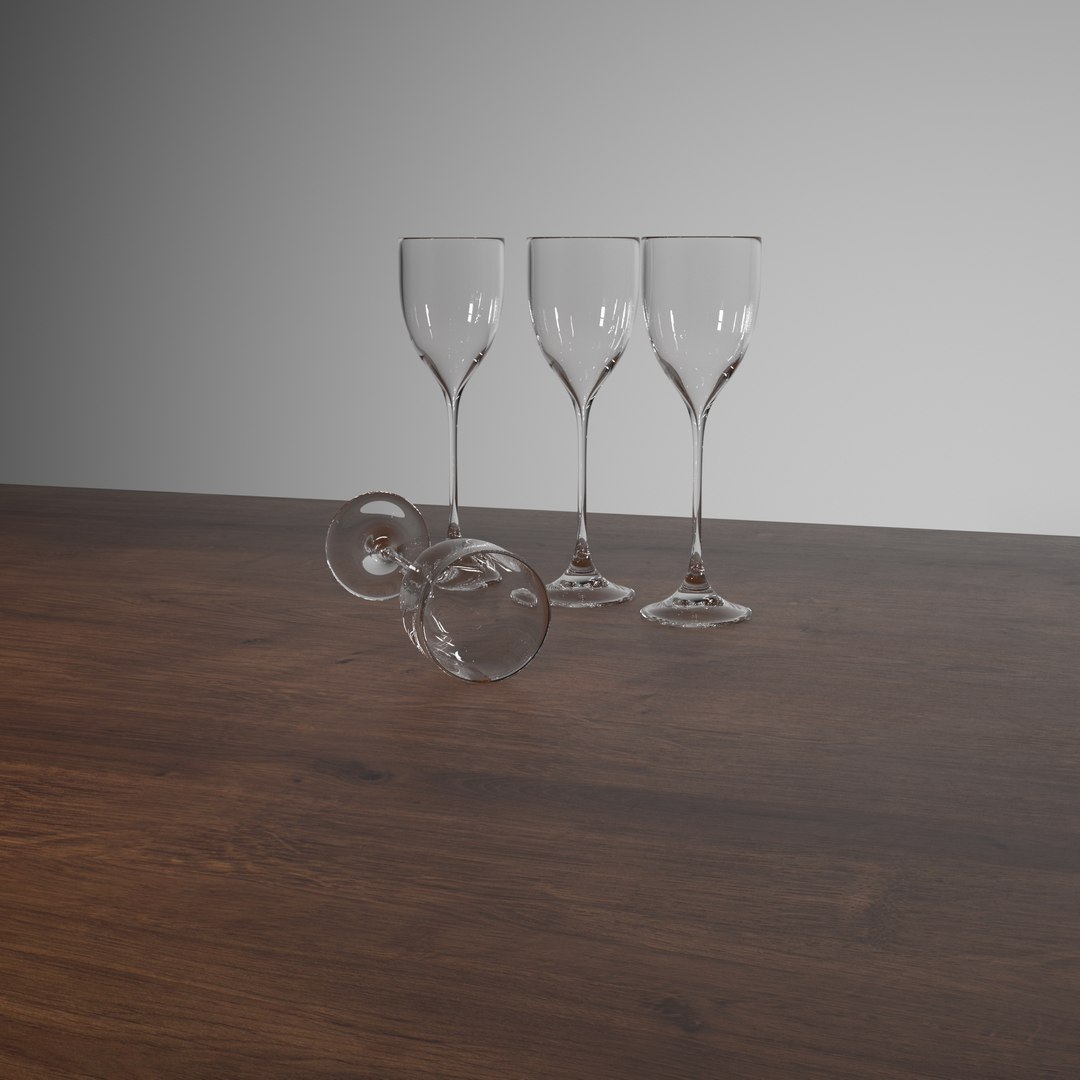 Free Simple Wine Glass 3D Model - TurboSquid 1362648