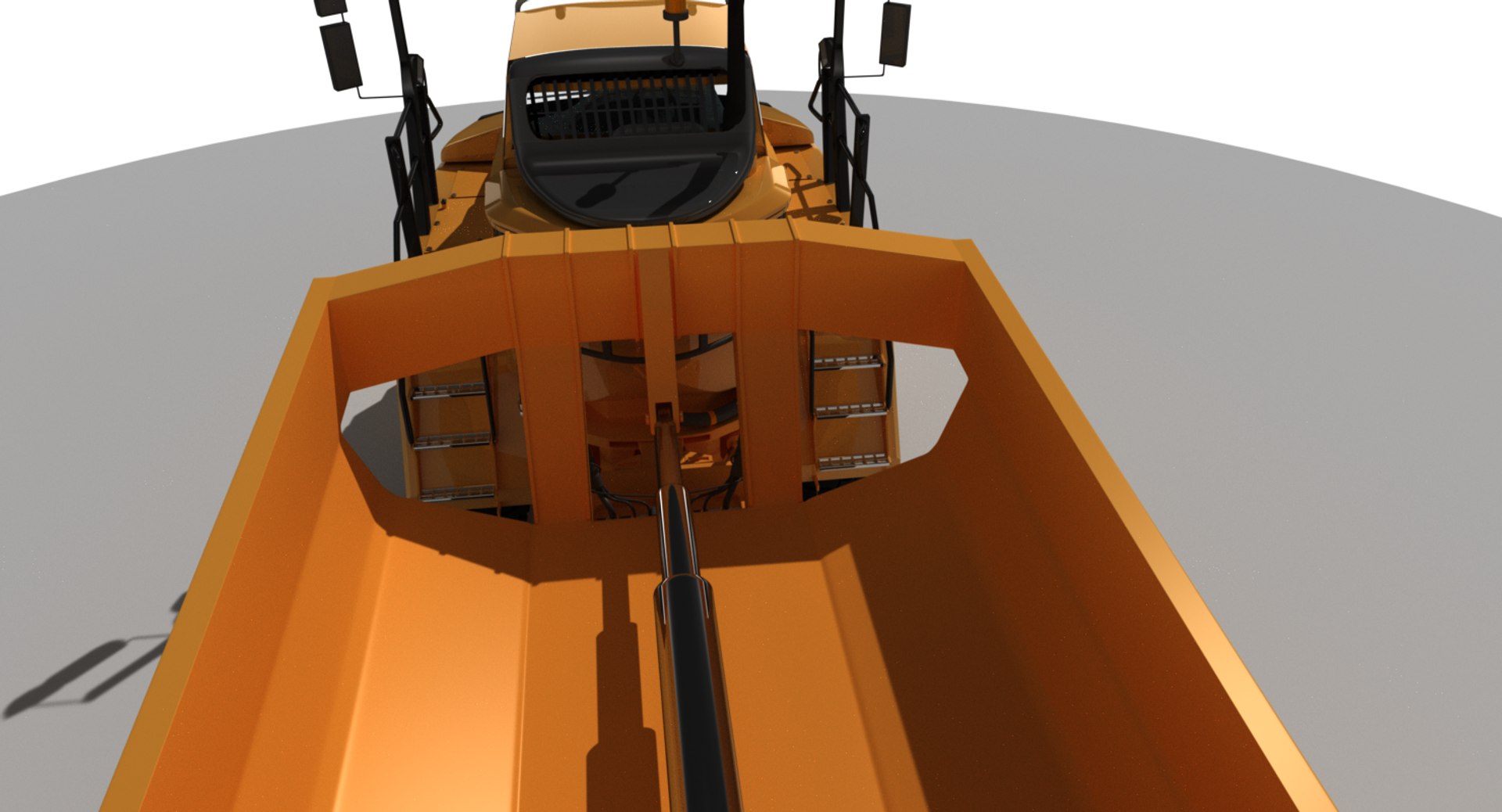 3ds max articulated hauler truck vehicle