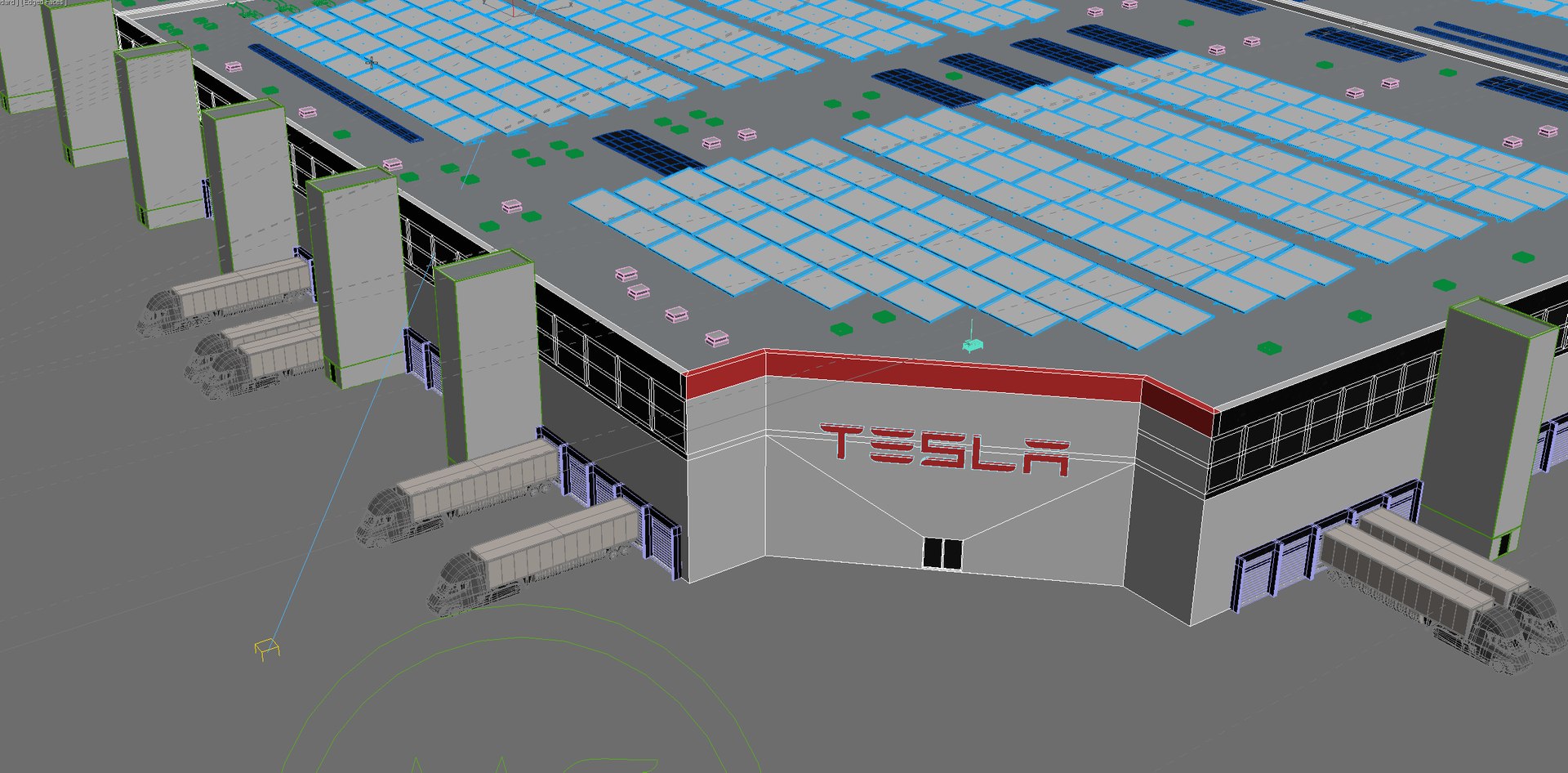 Tesla Gigafactory Berlin 3D Model - TurboSquid 1883939