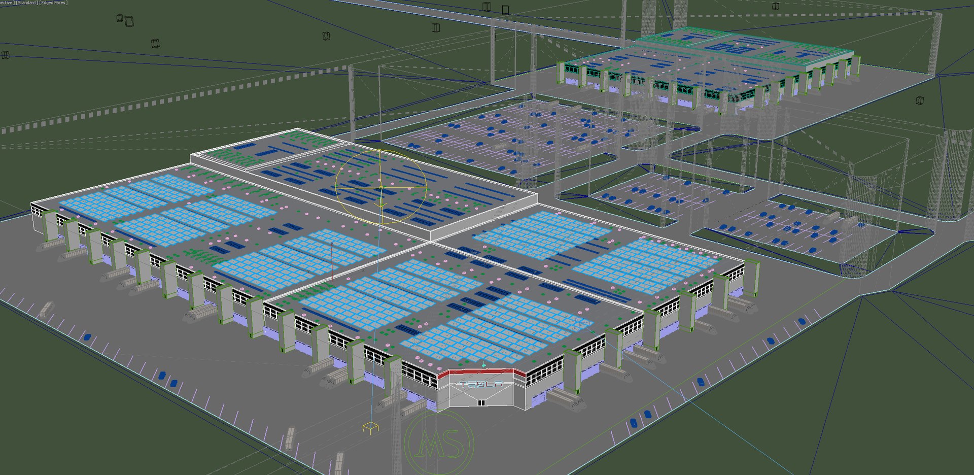 Tesla Gigafactory Berlin 3D Model - TurboSquid 1883939