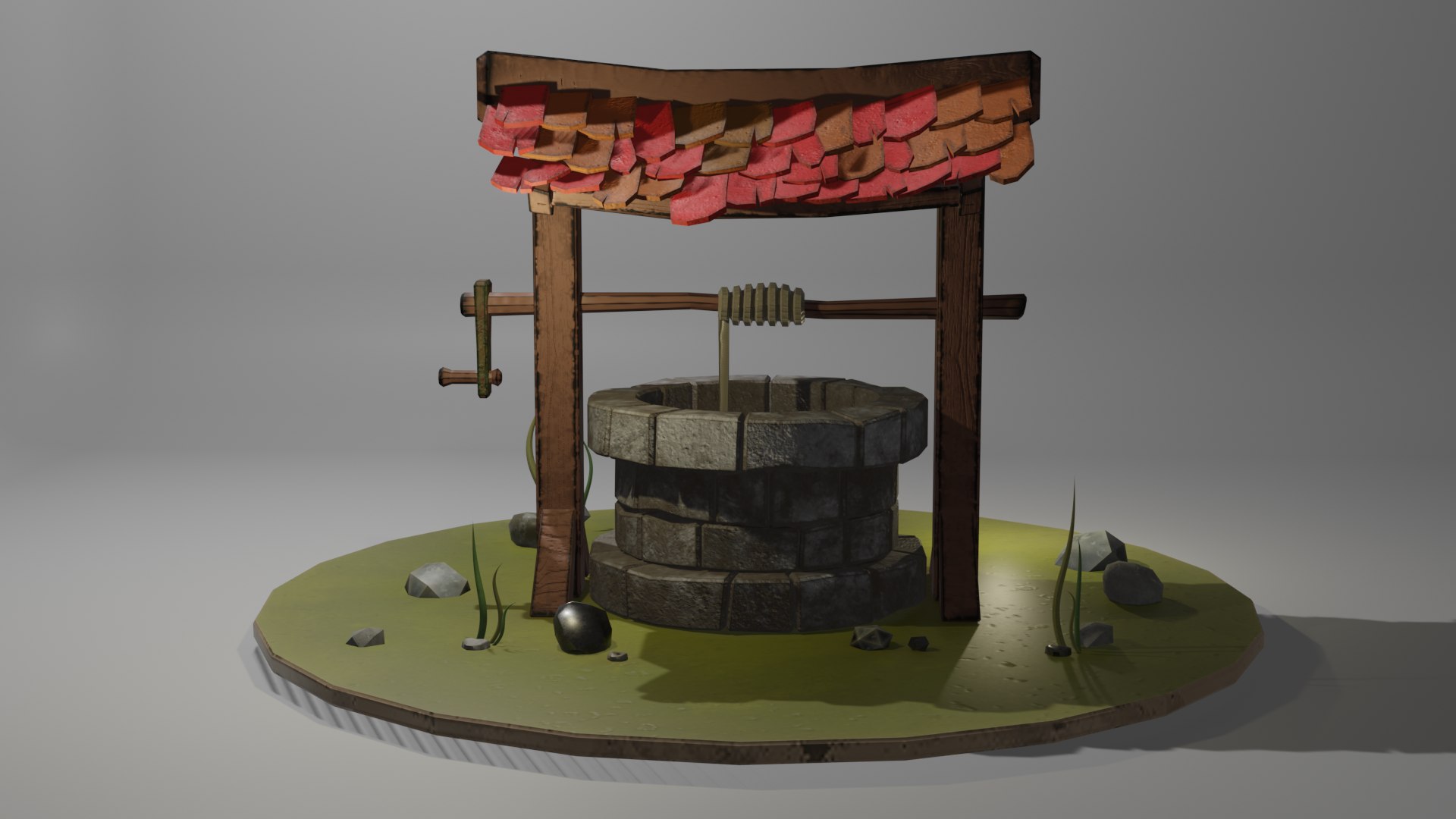 3D Model Water Well - TurboSquid 1956326