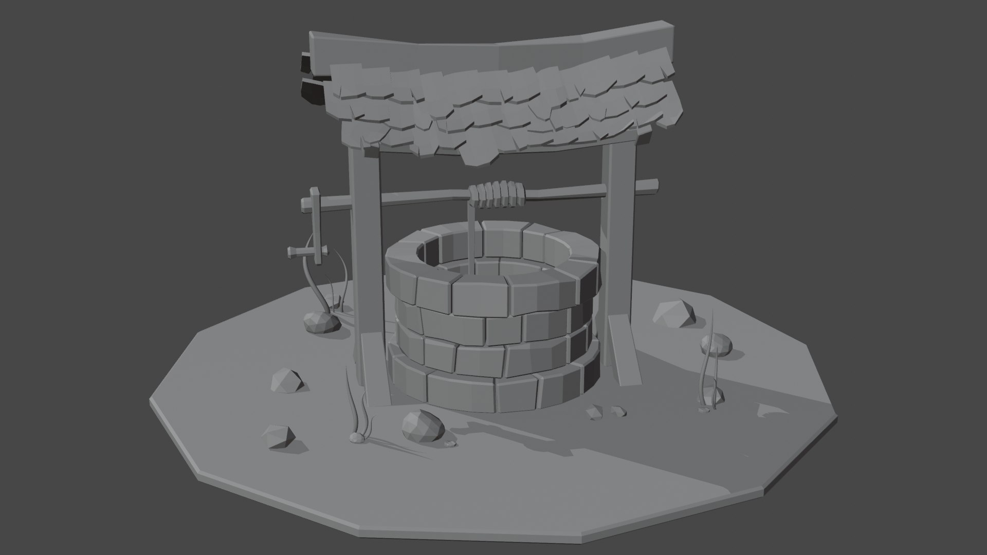 3D Model Water Well - TurboSquid 1956326