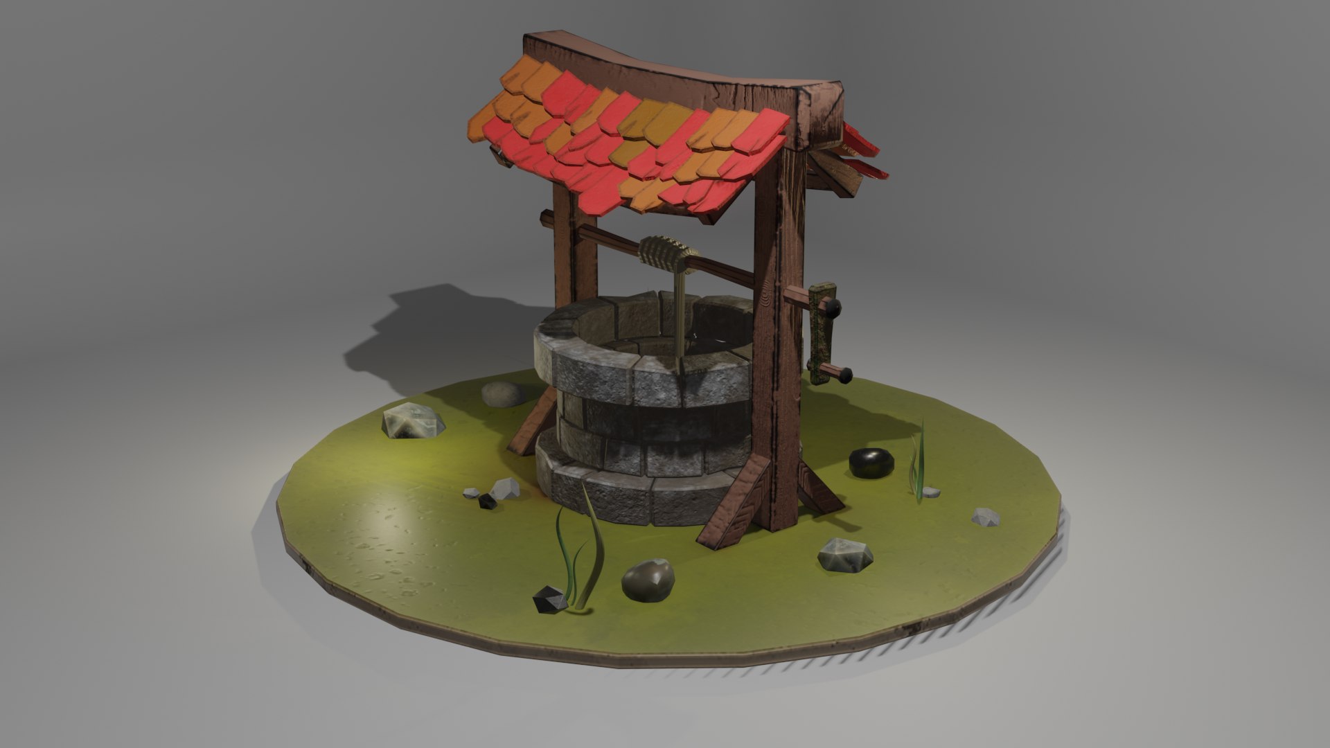 3D Model Water Well - TurboSquid 1956326