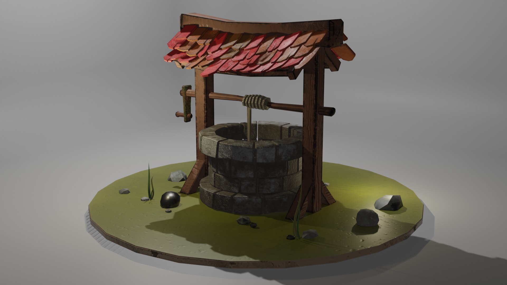 3D Model Water Well - TurboSquid 1956326