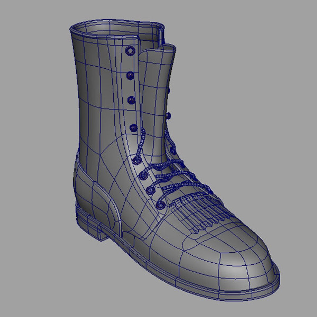 free obj mode leather boots