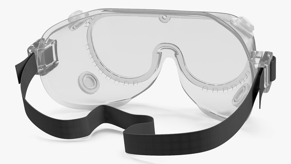 3D scientific safety goggle model - TurboSquid 1436149