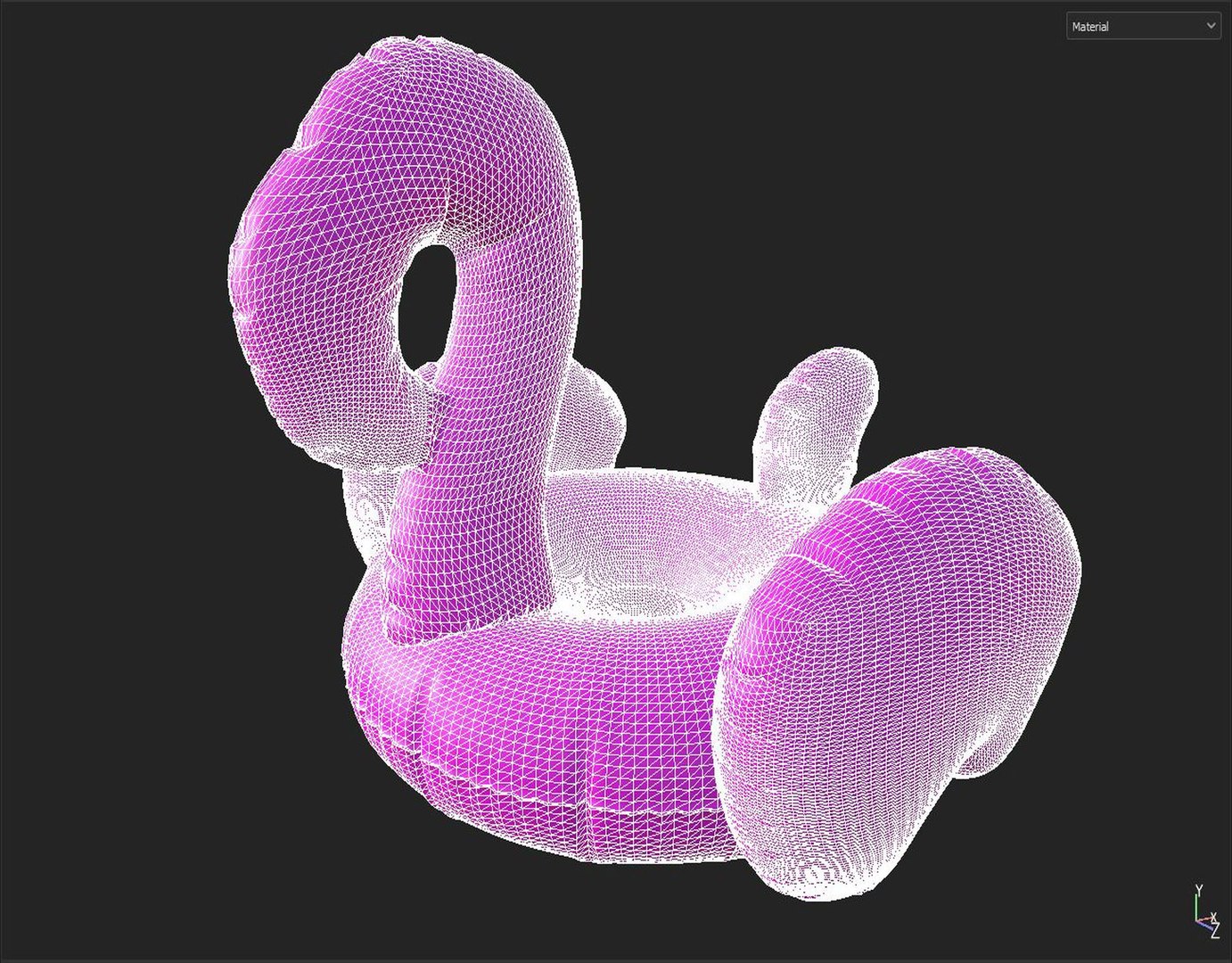 Inflatable Pool Float 3D Model - TurboSquid 2371115