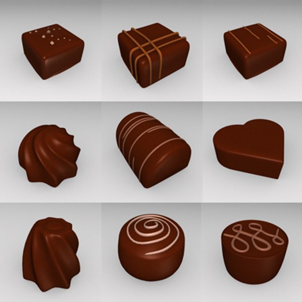 Chocolate 3D Models for Download | TurboSquid