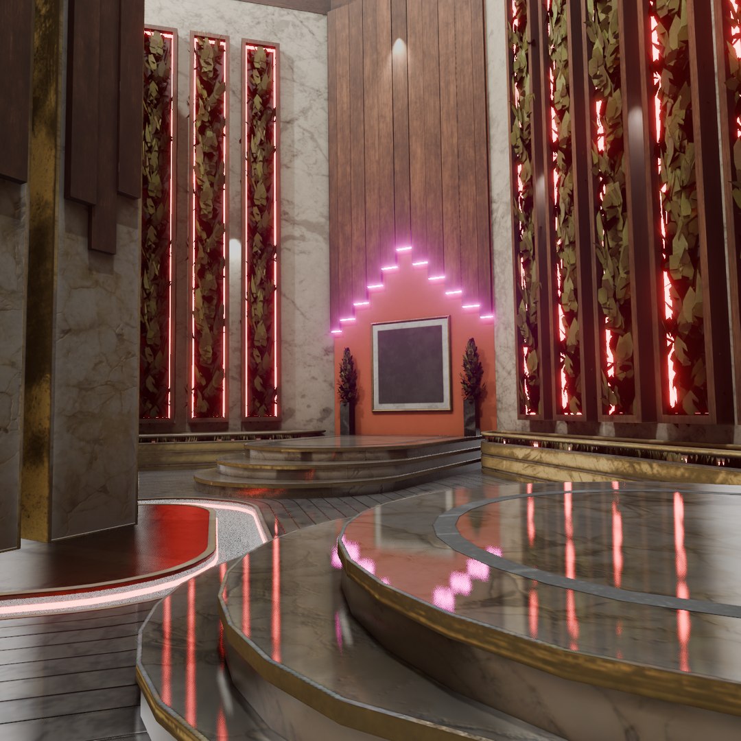 3D VR Gallery For Product And Painting Showcase Model - TurboSquid 2155428