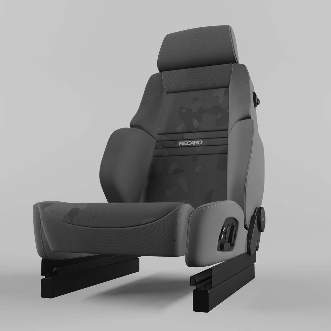 3D RECARO Orthoped Nardo Gray Artista Gray Seat Model - TurboSquid 1775745