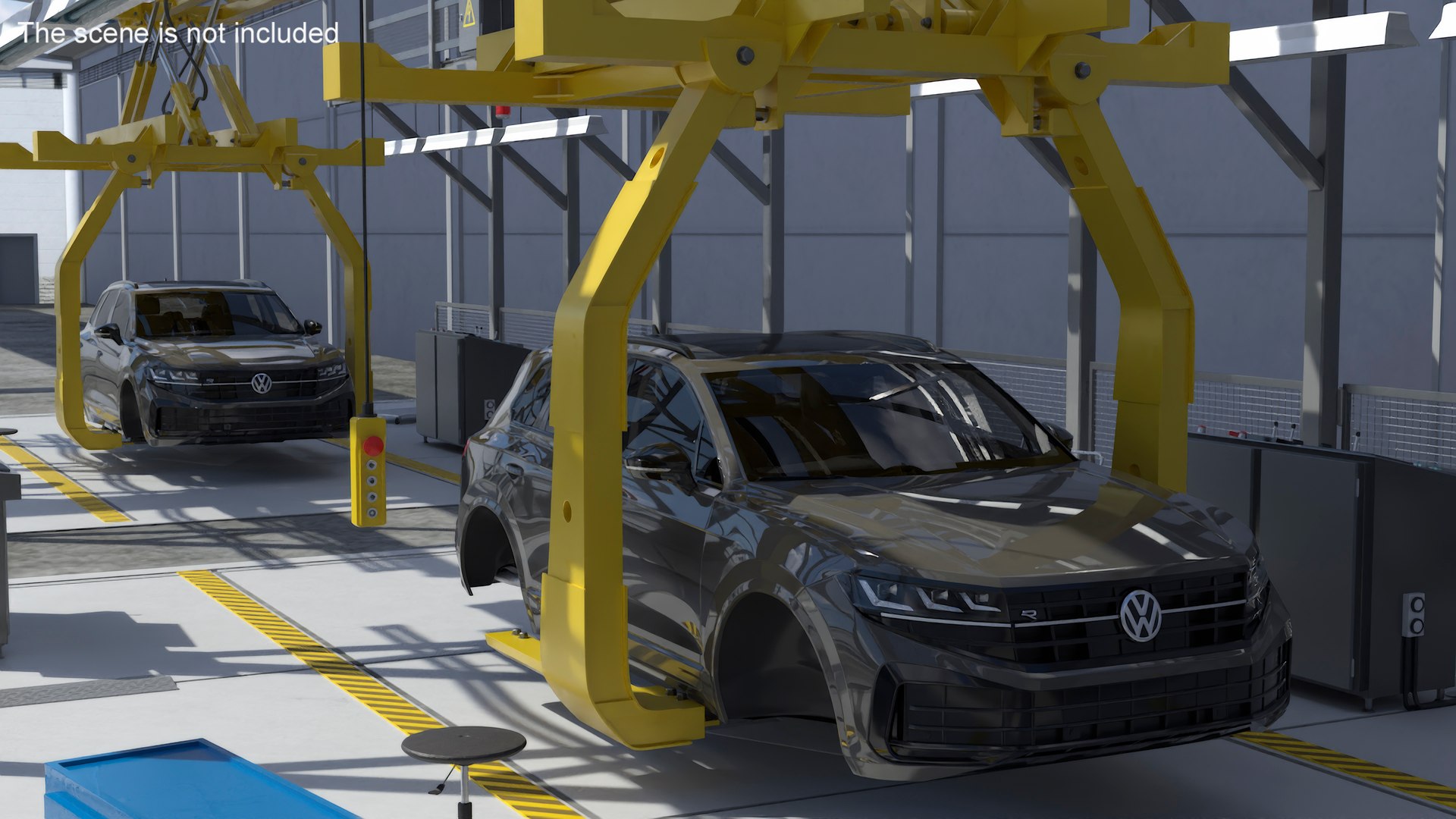 3D Volkswagen Assembly Line Model - TurboSquid 2320421