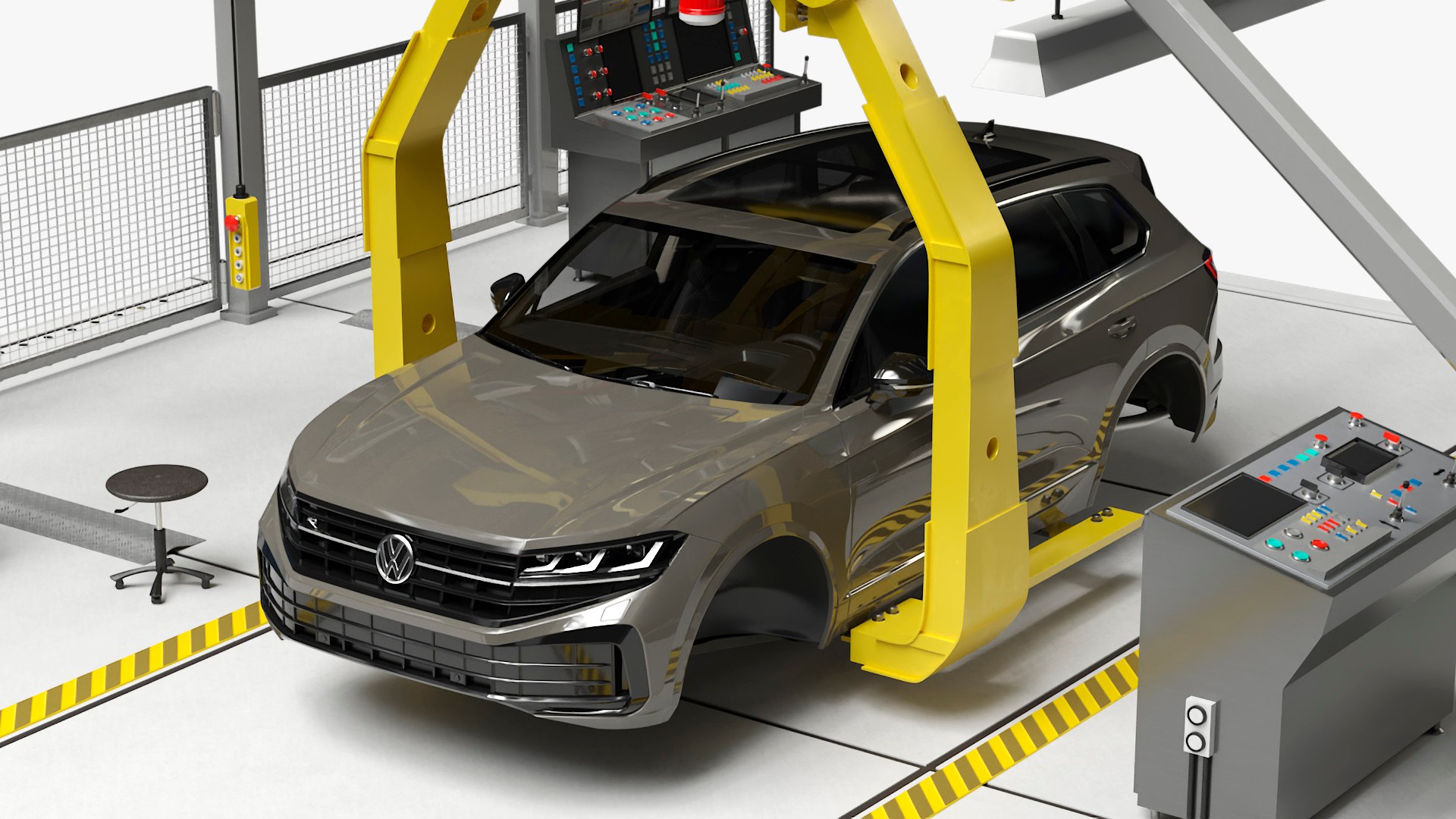 3D Volkswagen Assembly Line Model - TurboSquid 2320421