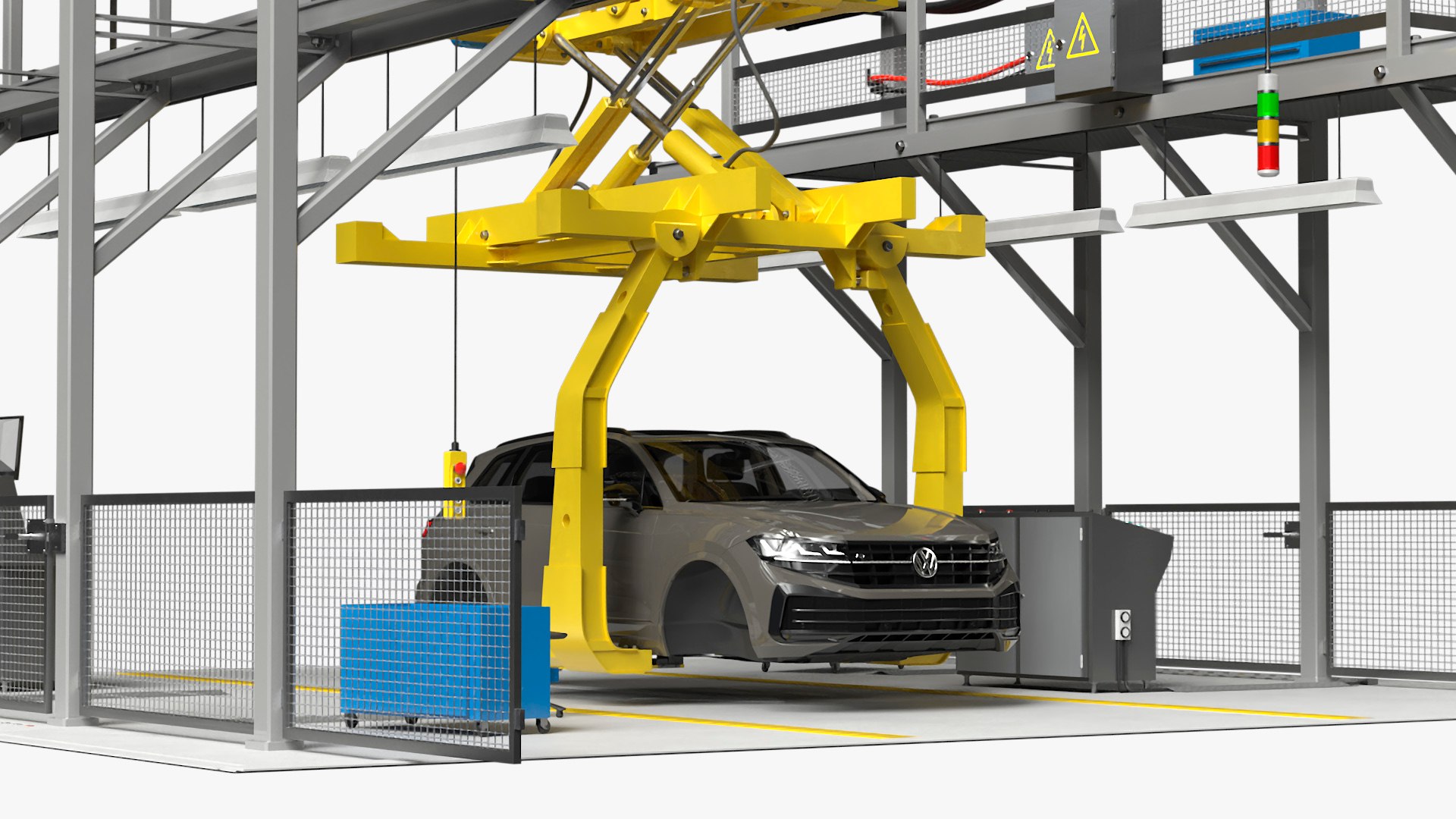 3D Volkswagen Assembly Line Model - TurboSquid 2320421