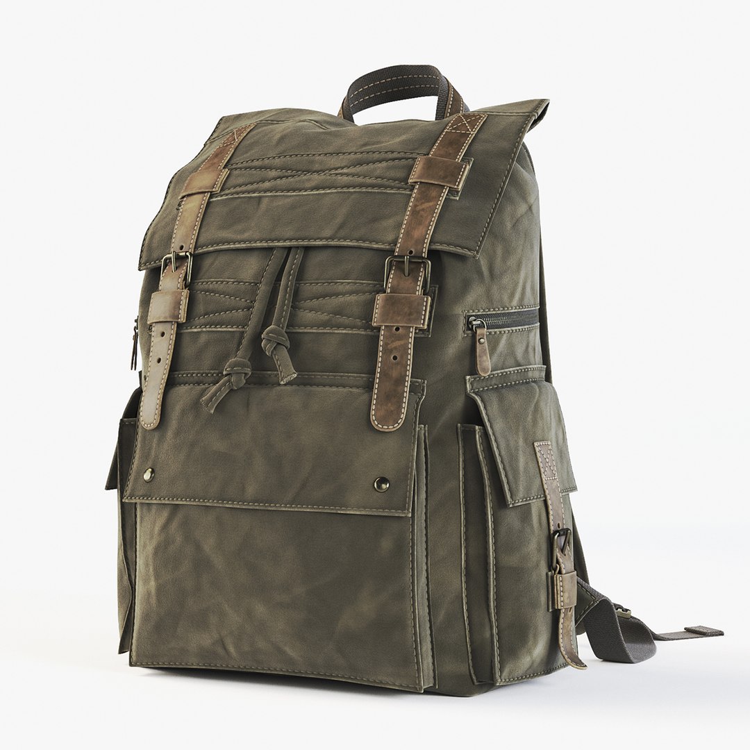 Backpack Iceland Green 3D model - TurboSquid 2169892