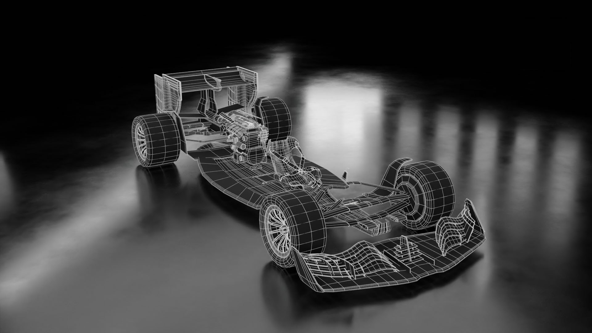 3D Mid Poly and Low Poly Generic Racing Car F1 02 - TurboSquid 2149127