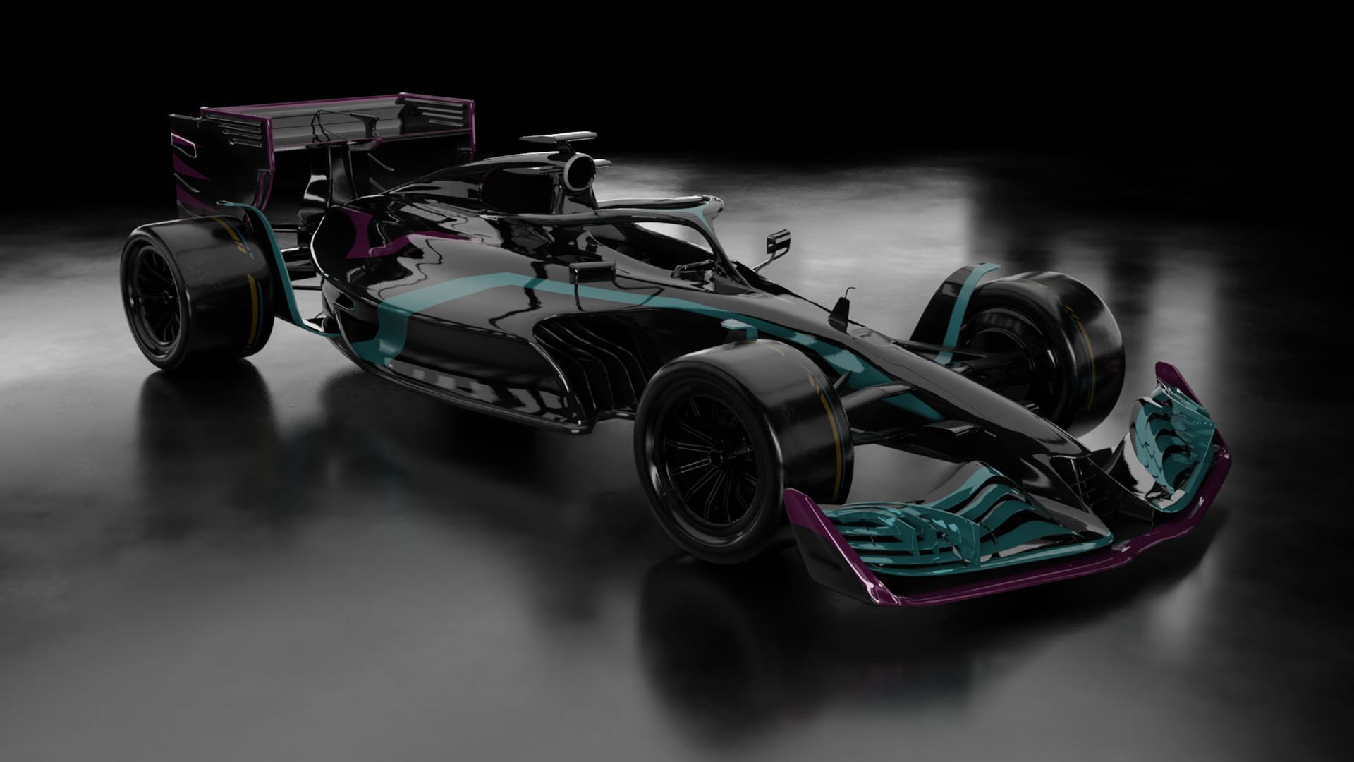 3D Mid Poly And Low Poly Generic Racing Car F1 02 - TurboSquid 2149127