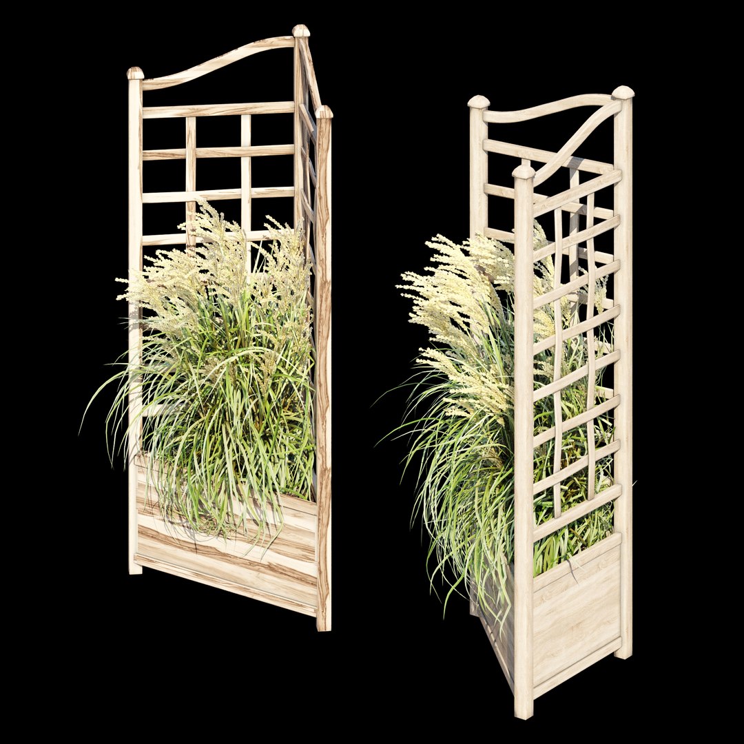 Corner box planter 3D model - TurboSquid 2176404