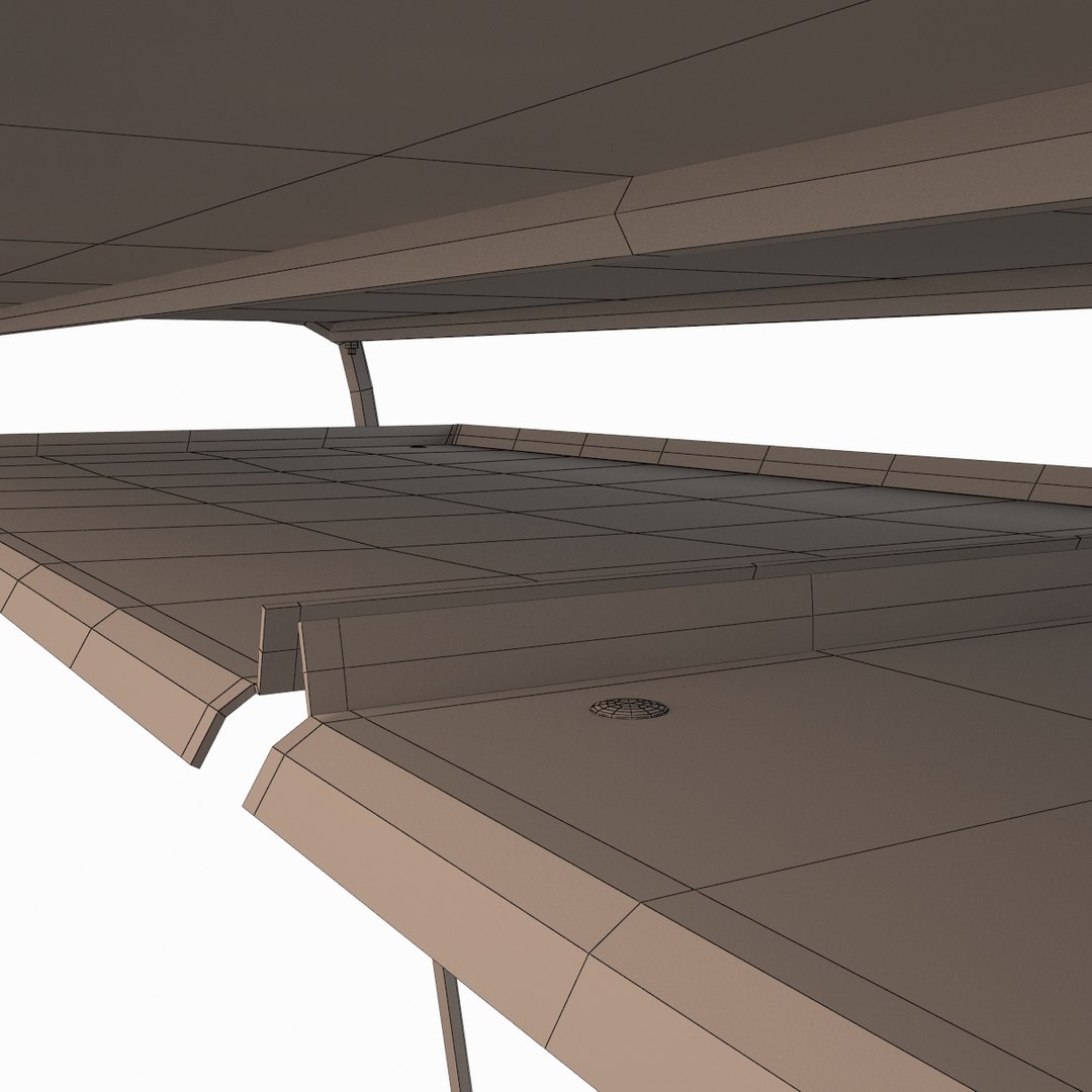 School Classroom Table 3d Model