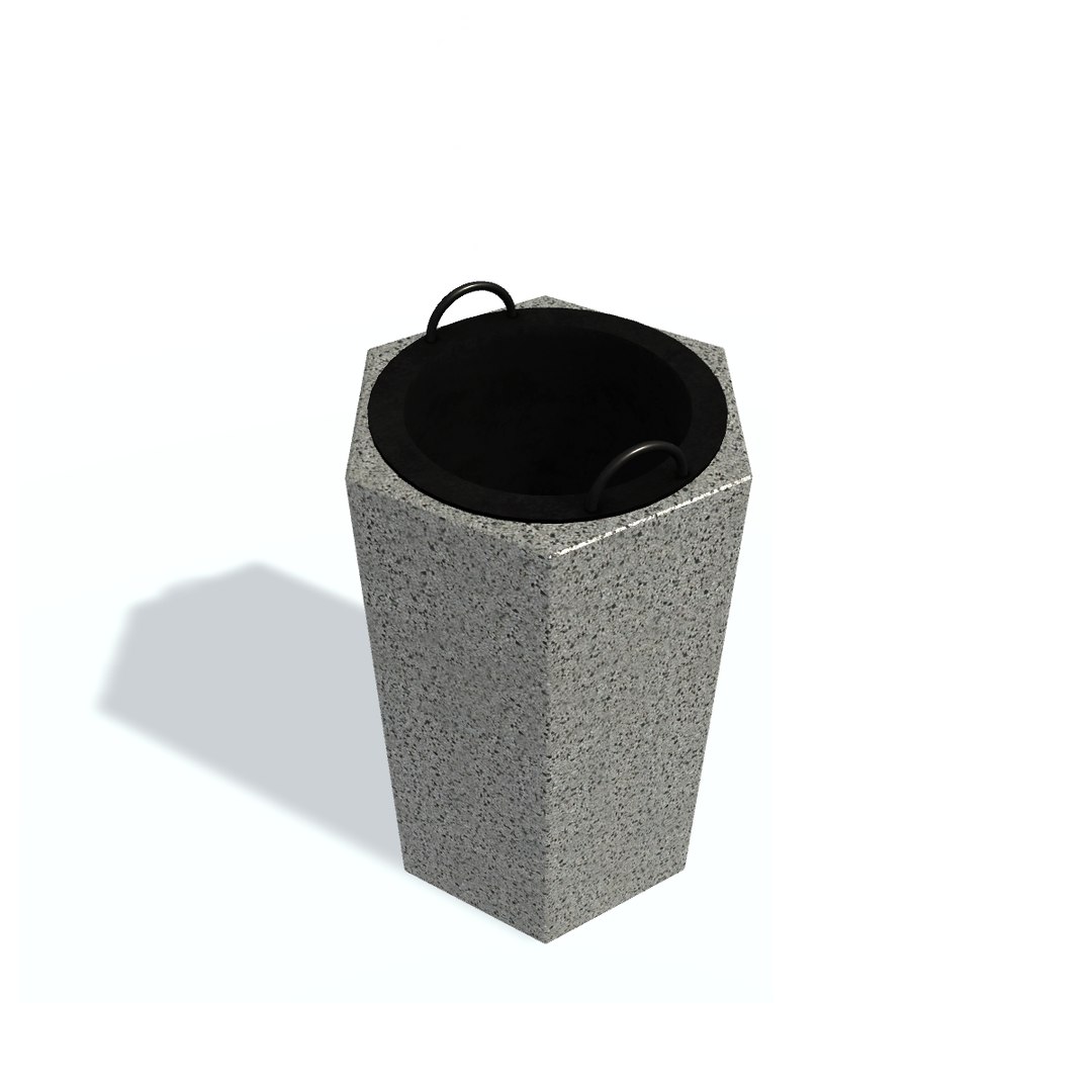 Refuse Bin F 3D Model - TurboSquid 1645548