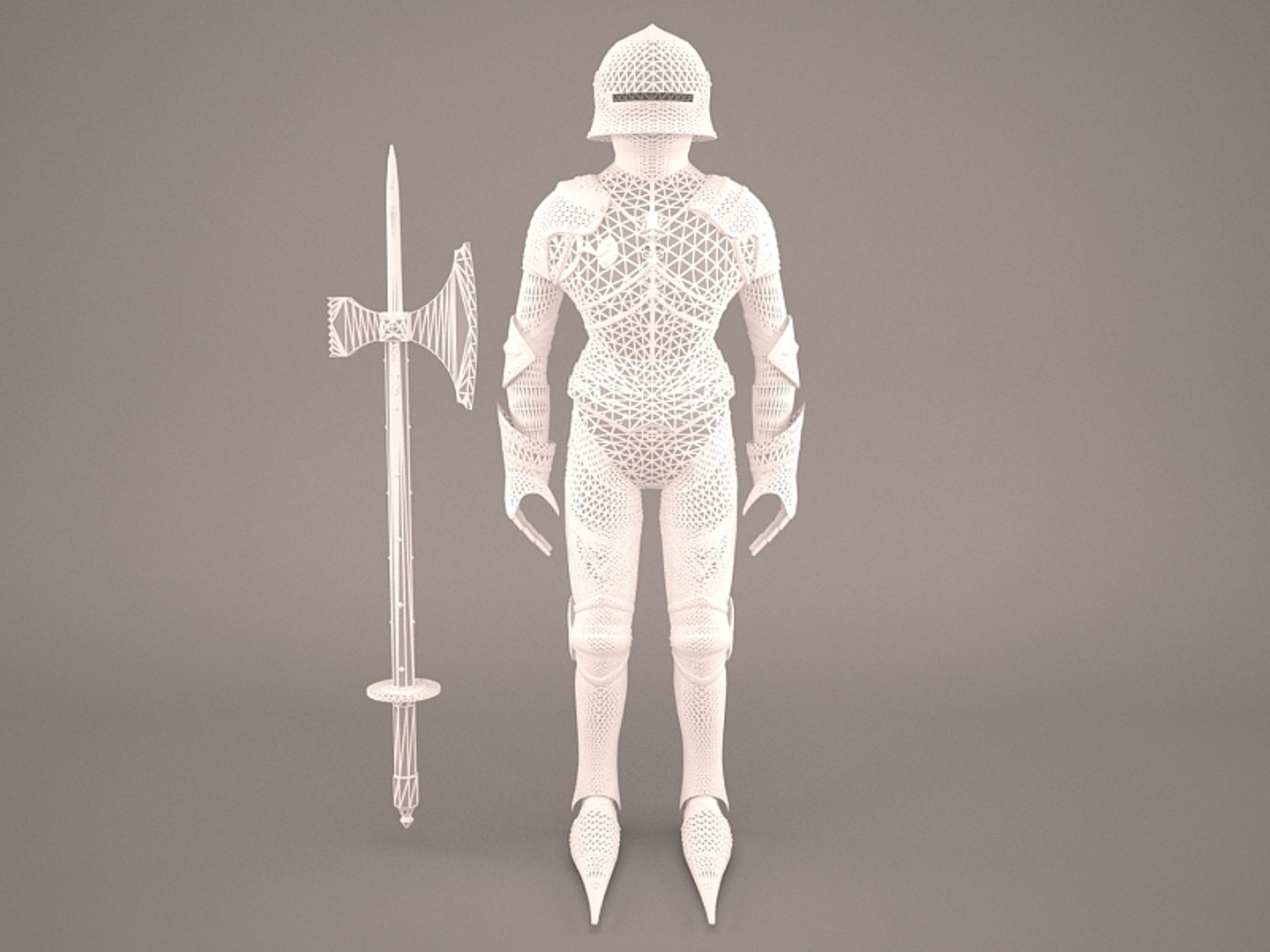 3D medieval knight armor model - TurboSquid 1850143