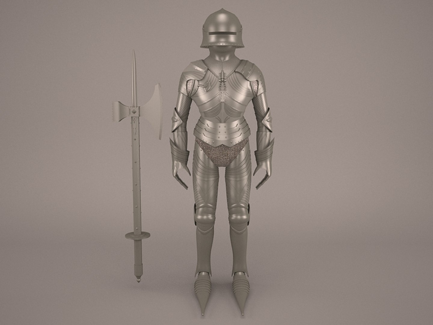 3D medieval knight armor model - TurboSquid 1850143