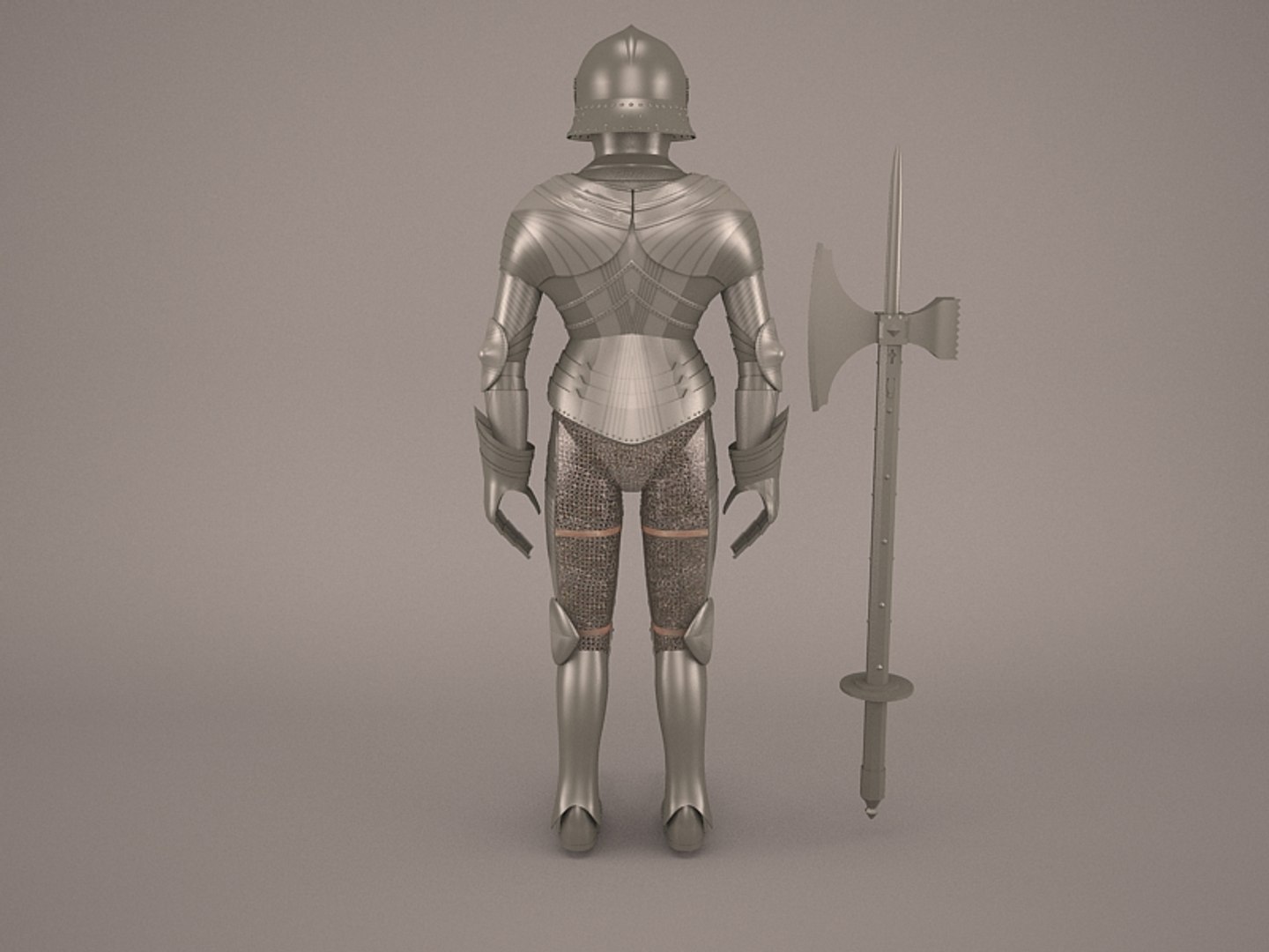 3D medieval knight armor model - TurboSquid 1850143