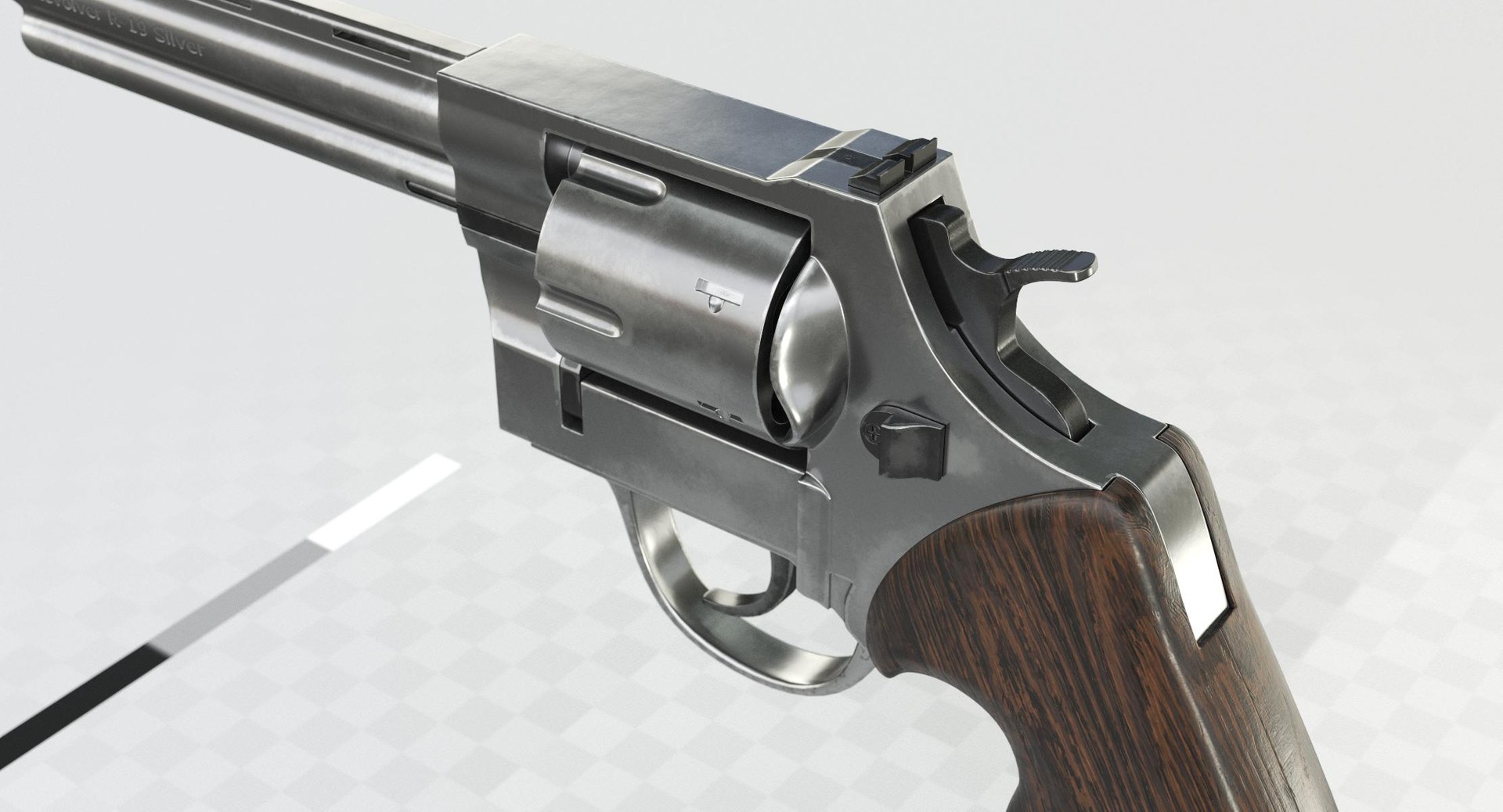 3D revolver gun - TurboSquid 1396951