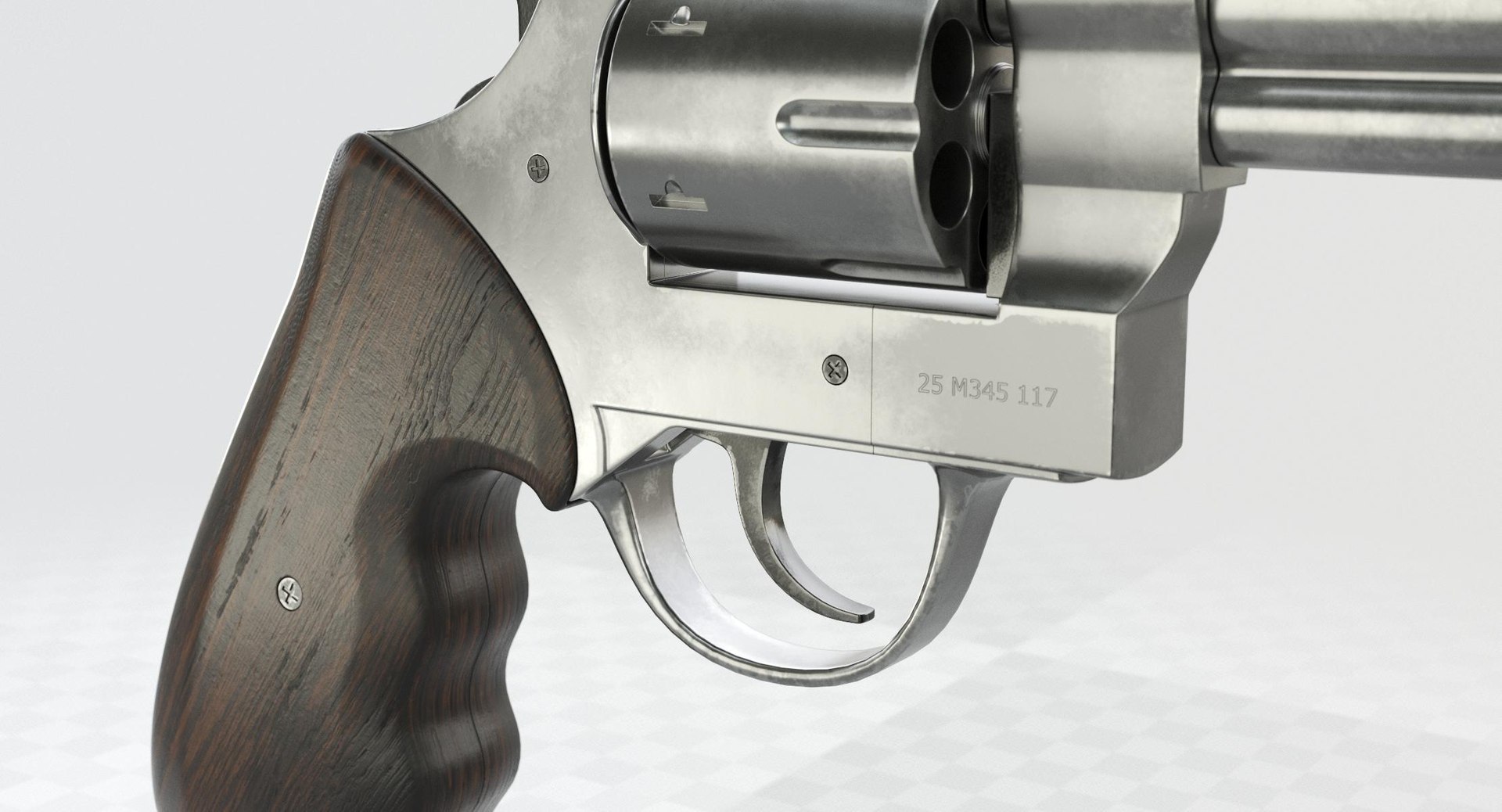 3D Revolver Gun - TurboSquid 1396951