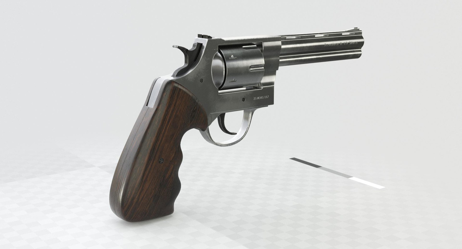 3D Revolver Gun - TurboSquid 1396951