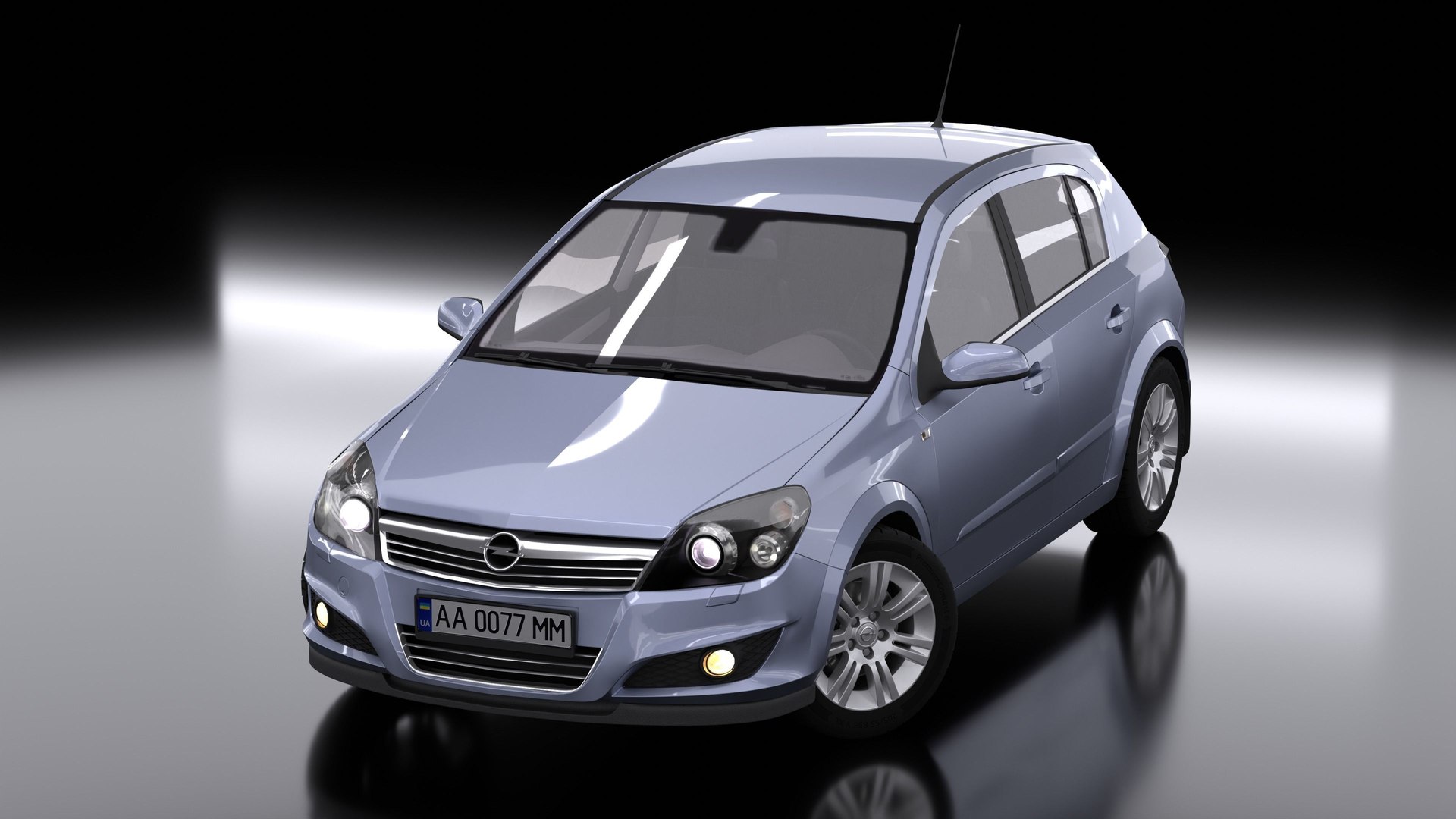 3D Opel Astra H 2008 Hatchback 5D Model - TurboSquid 2190954