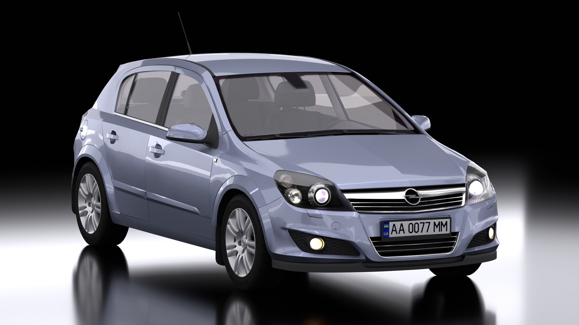 3D Opel Astra H 2008 Hatchback 5D Model - TurboSquid 2190954