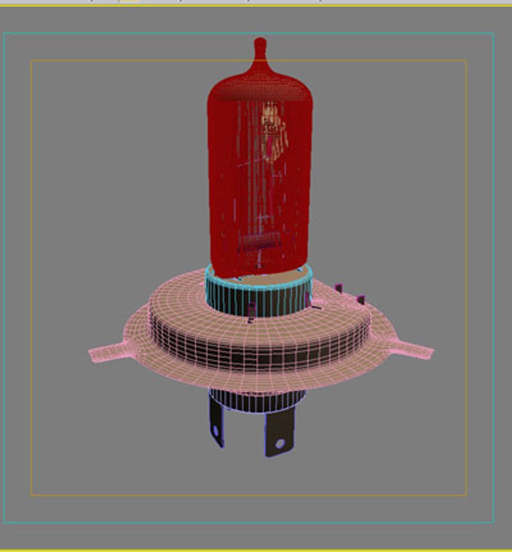 3d Osram Halogen Bilux Model