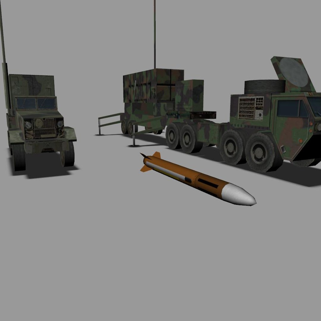 Mim-104 Patriot 3d Max