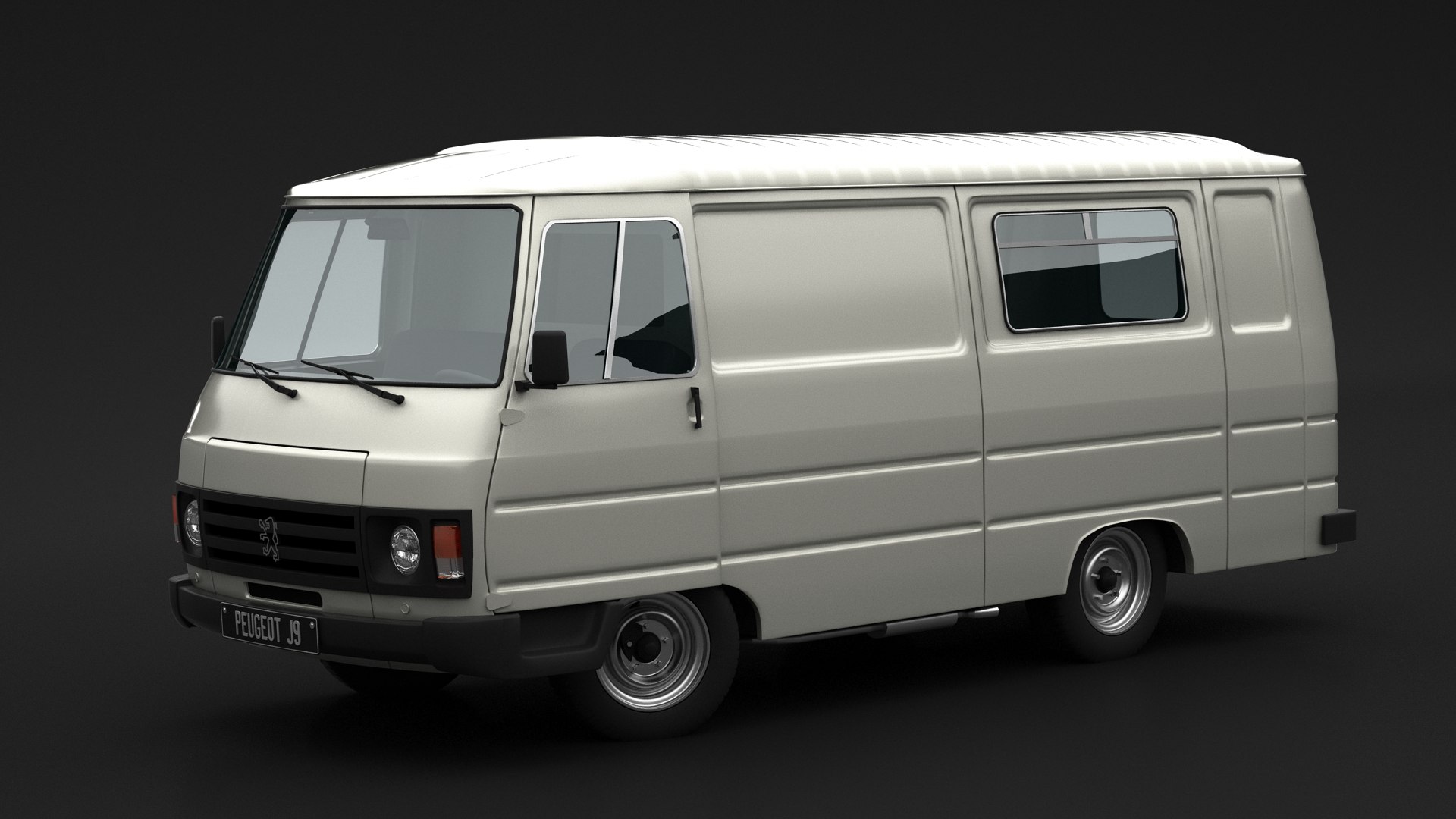 Peugeot J9 Van 1981 model - TurboSquid 2010891
