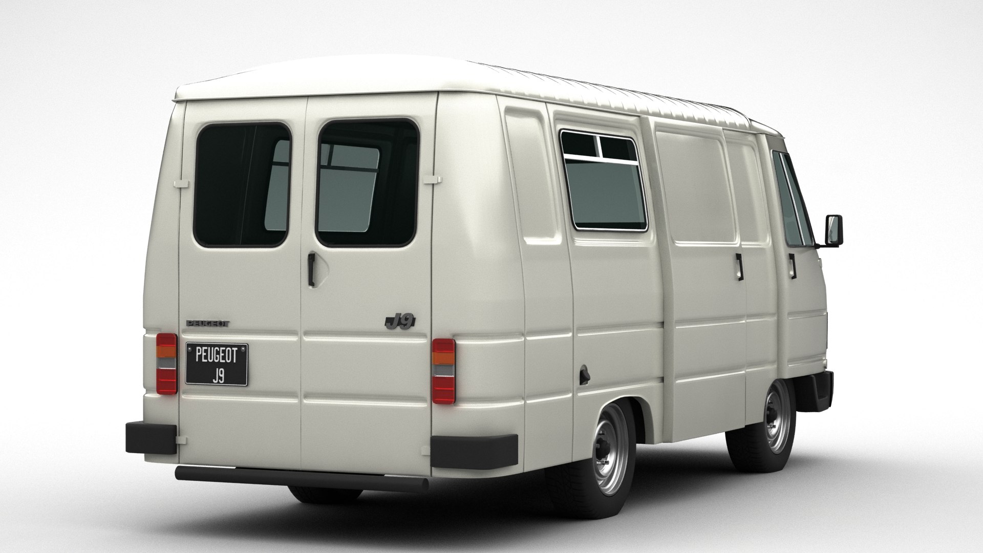 Peugeot J9 Van 1981 Model - TurboSquid 2010891