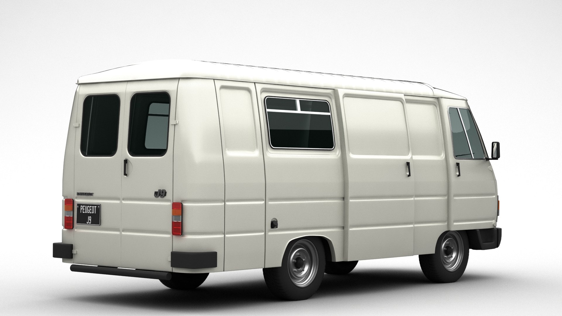 Peugeot J9 Van 1981 Model - TurboSquid 2010891