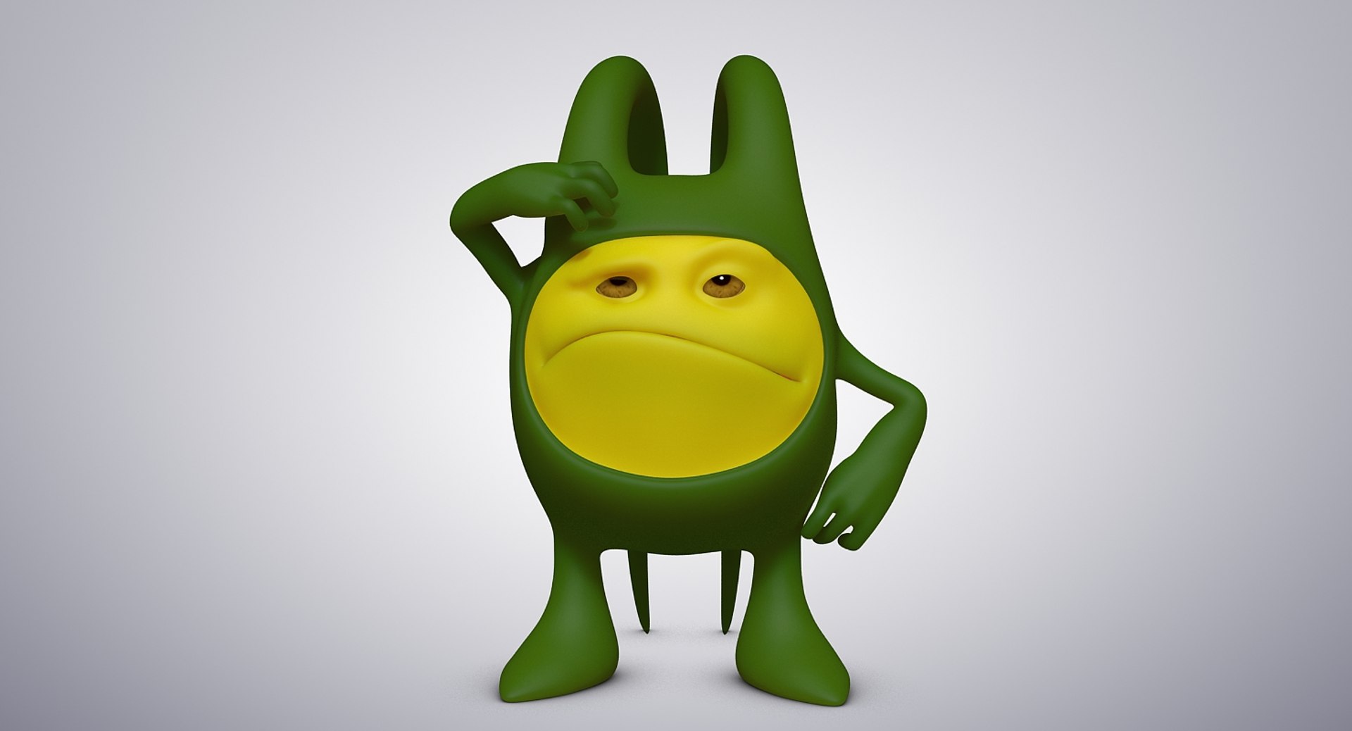 green monster rig 3d model