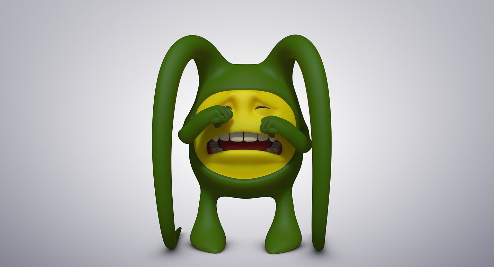 green monster rig 3d model