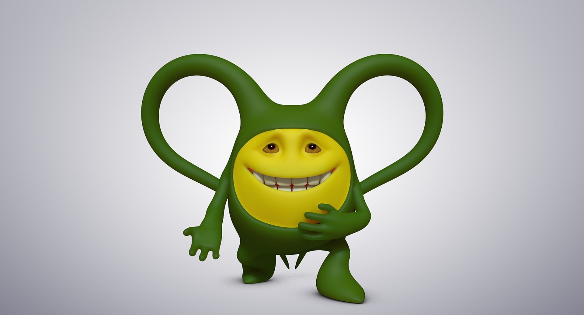 green monster rig 3d model