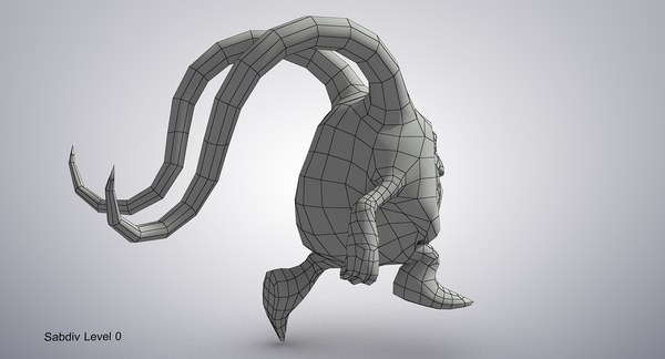 green monster rig 3d model