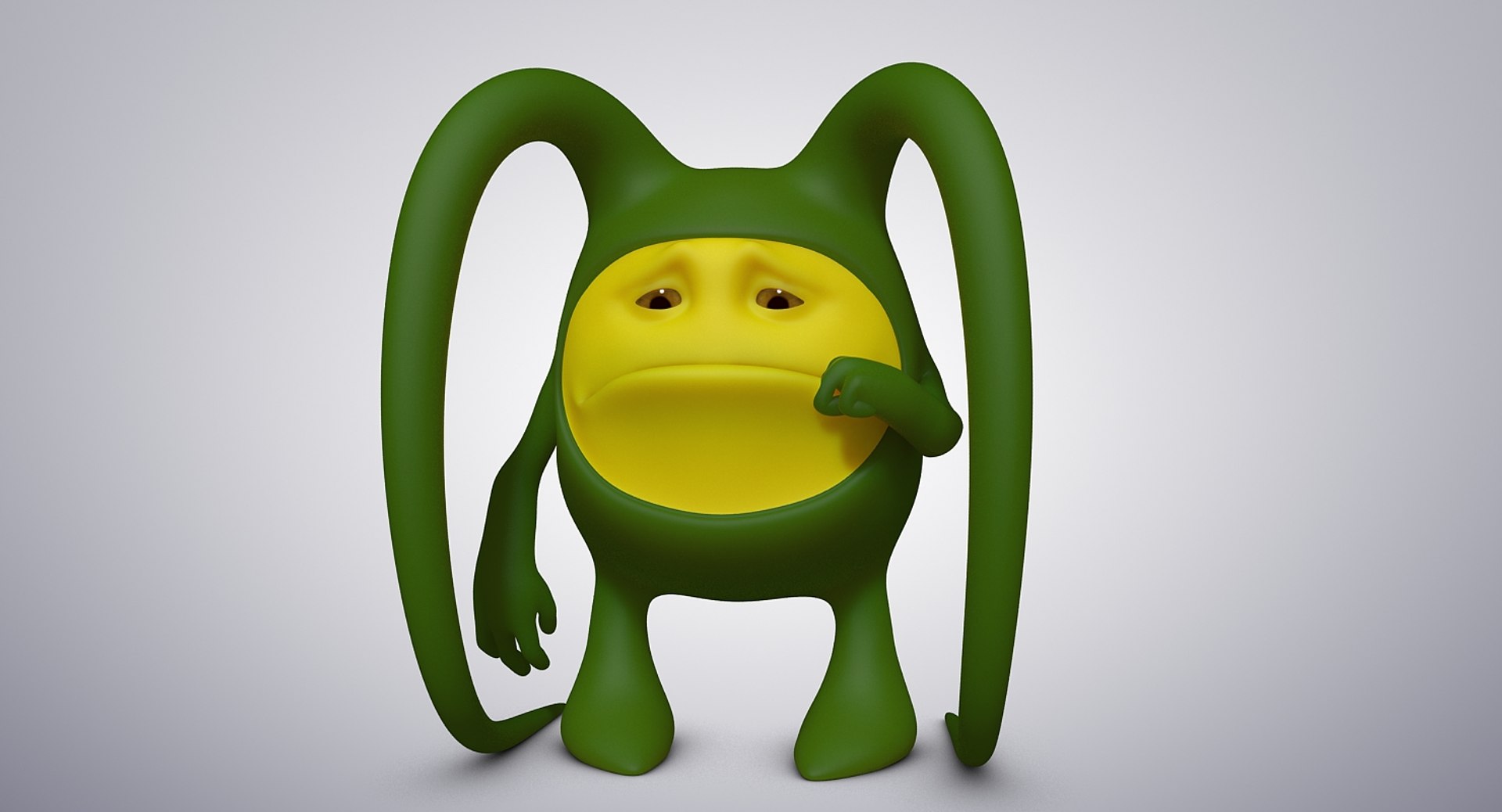green monster rig 3d model